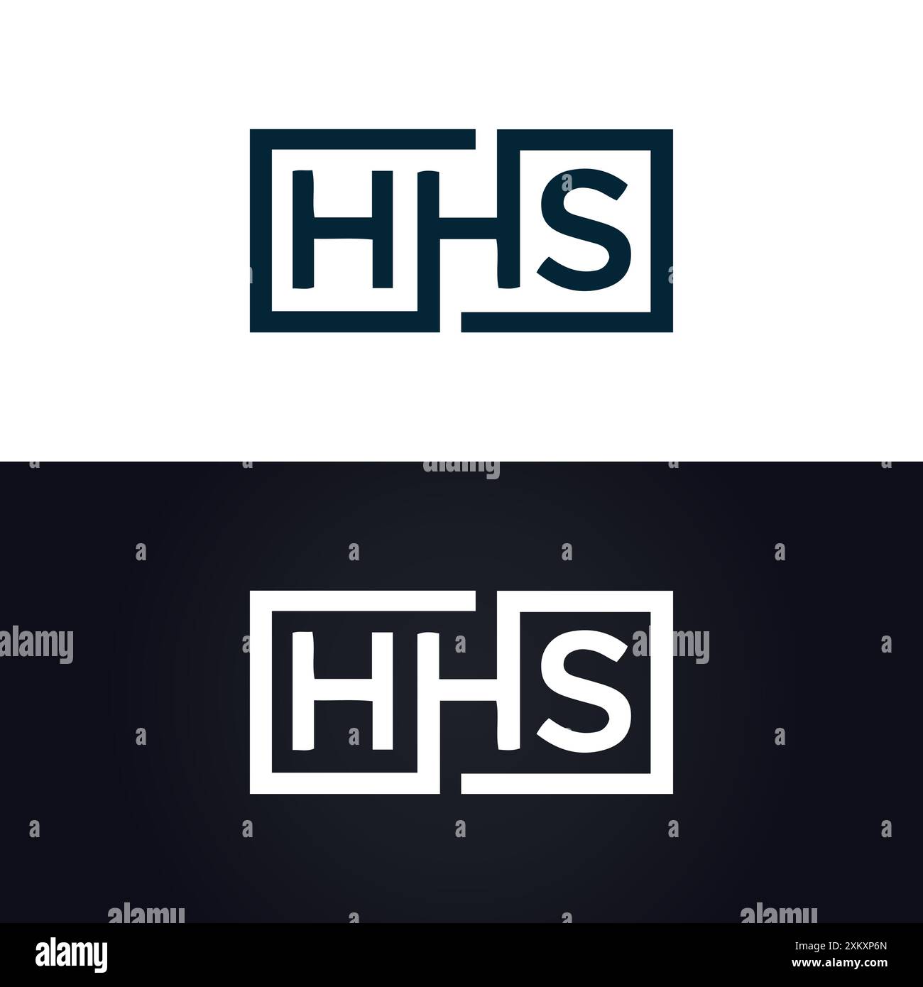 HHS logo. H H S design. White HHS letter. HHS, H H S letter logo design ...