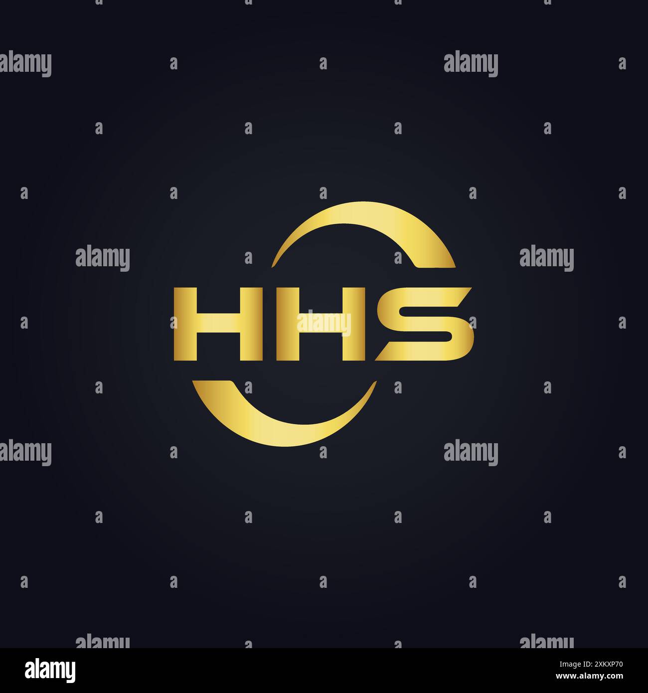Hhs logo design hi-res stock photography and images - Alamy