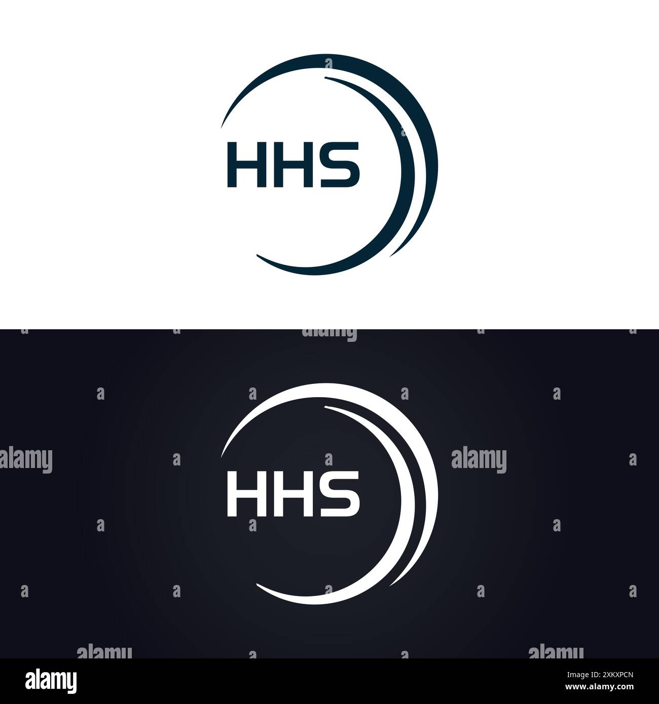 Hhs logo design hi-res stock photography and images - Alamy