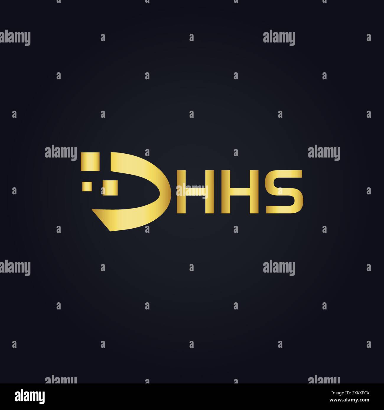Hhs logo design hi-res stock photography and images - Alamy