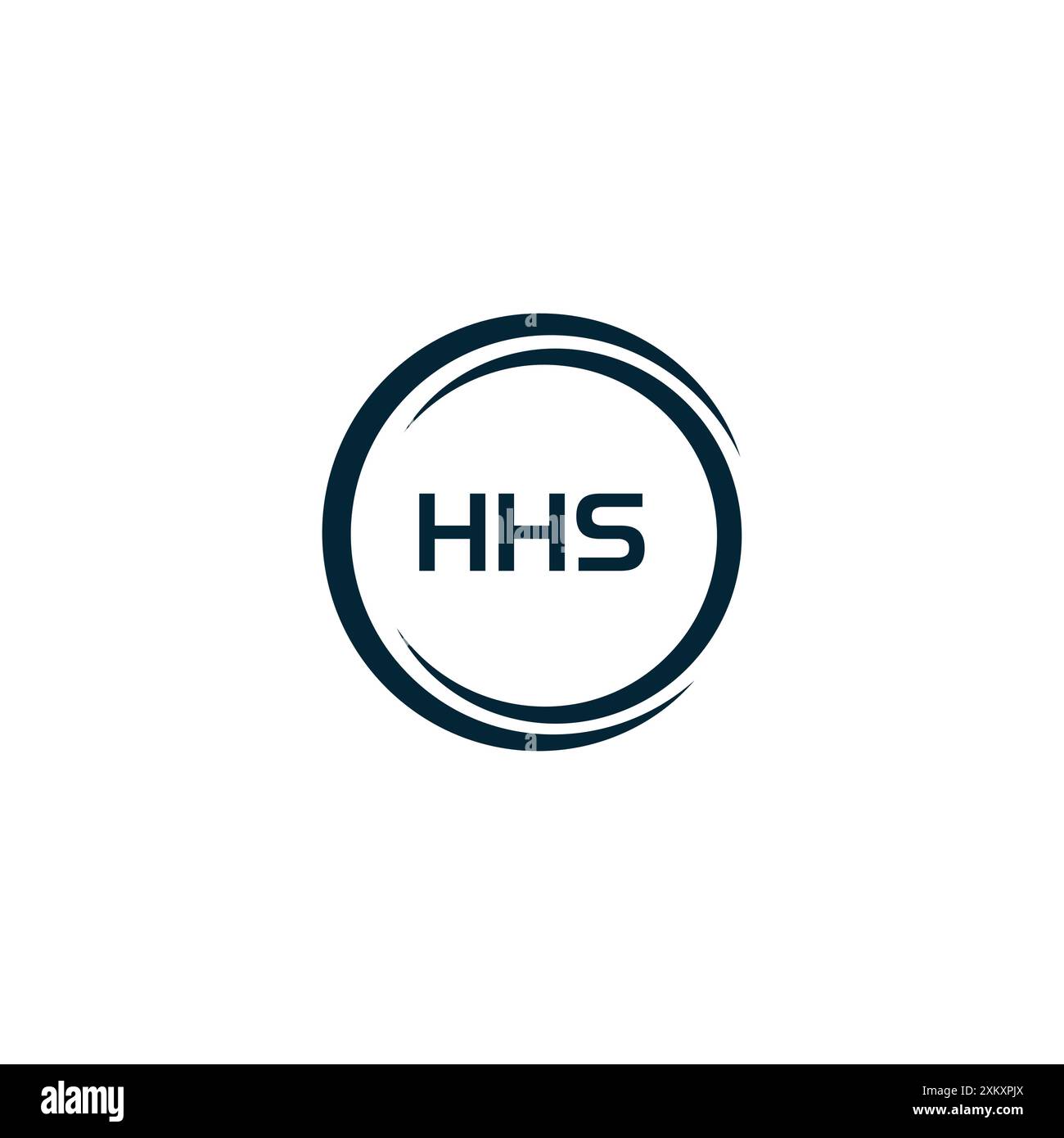 HHS logo. H H S design. White HHS letter. HHS, H H S letter logo design ...