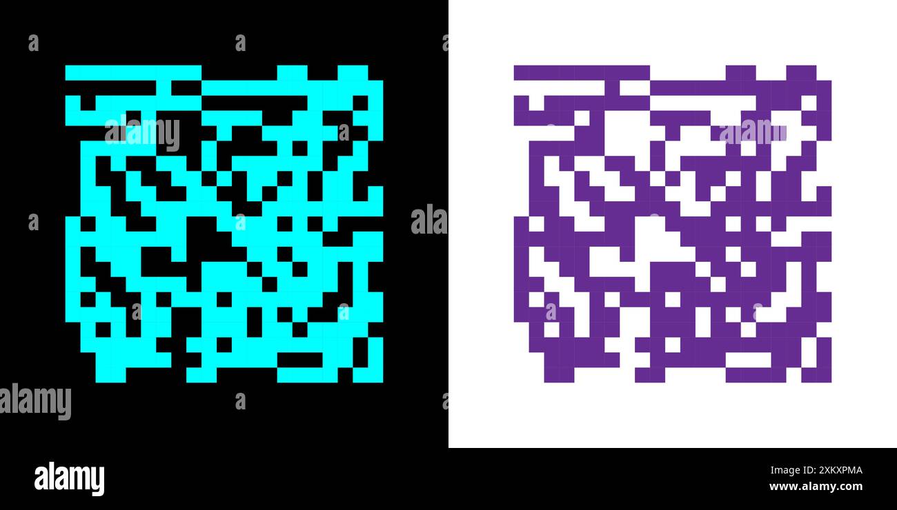 Fake QR code scan me vector illustration Stock Vector Image & Art - Alamy