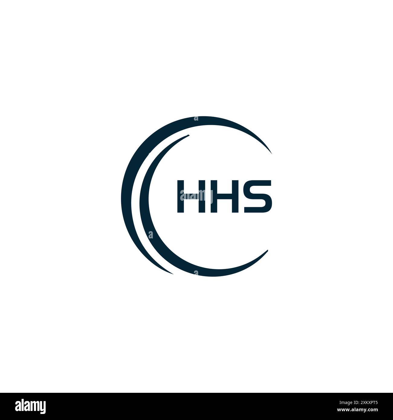 Hhs logo design hi-res stock photography and images - Alamy
