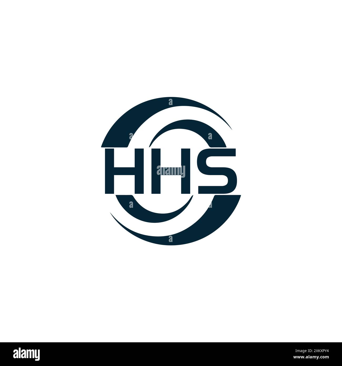 HHS logo. H H S design. White HHS letter. HHS, H H S letter logo design ...