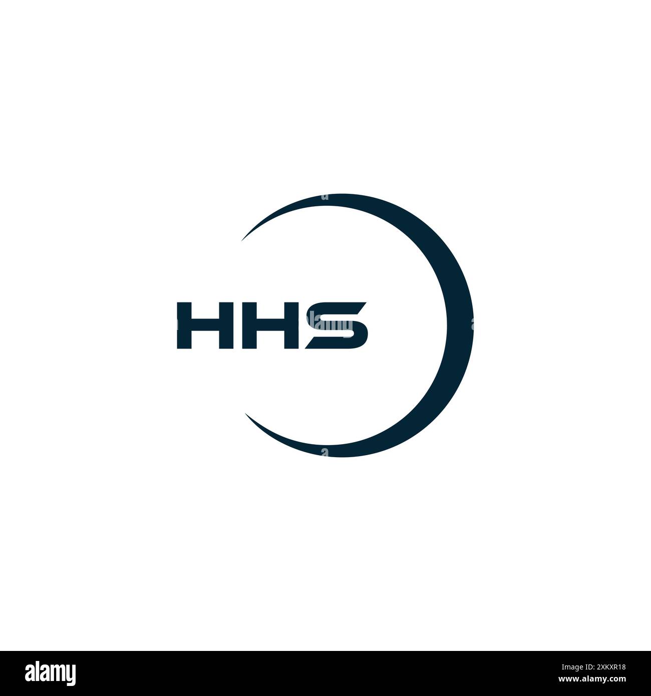 HHS logo. H H S design. White HHS letter. HHS, H H S letter logo design ...
