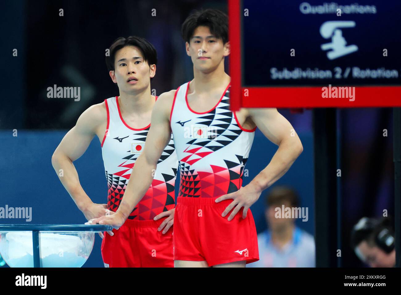 Paris, France. 24th July, 2024. (L-R) Kazuma Kaya, Daiki Hashimoto (JPN ...