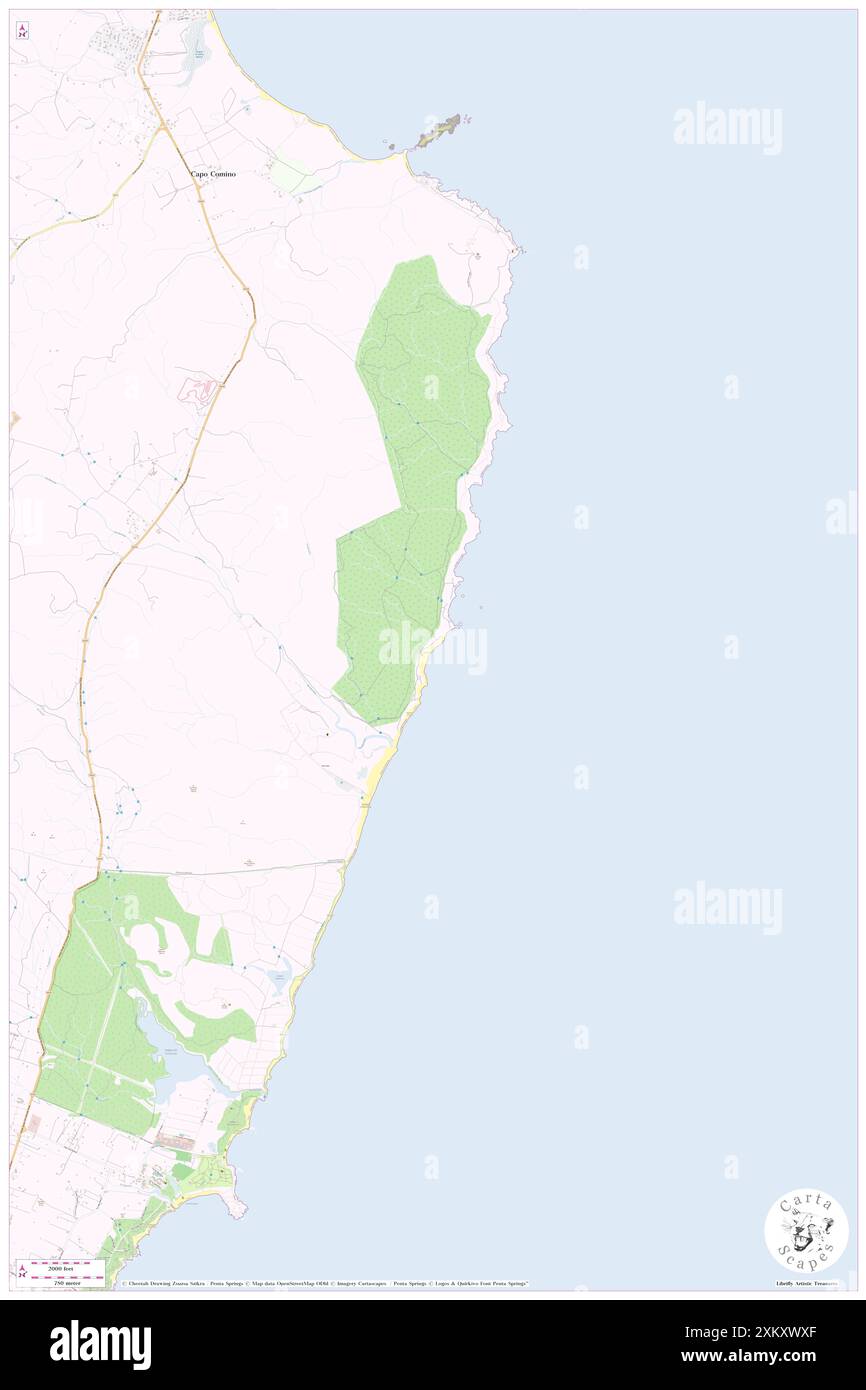 Spiaggia Sa Mandra 'e Pische, Provincia di Nuoro, IT, Italy, Sardinia ...