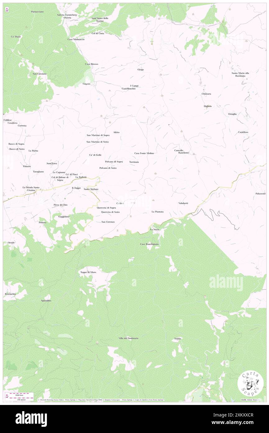 Rocca La Montanina, Province of Arezzo, IT, Italy, Tuscany, N 43 21' 3 ...