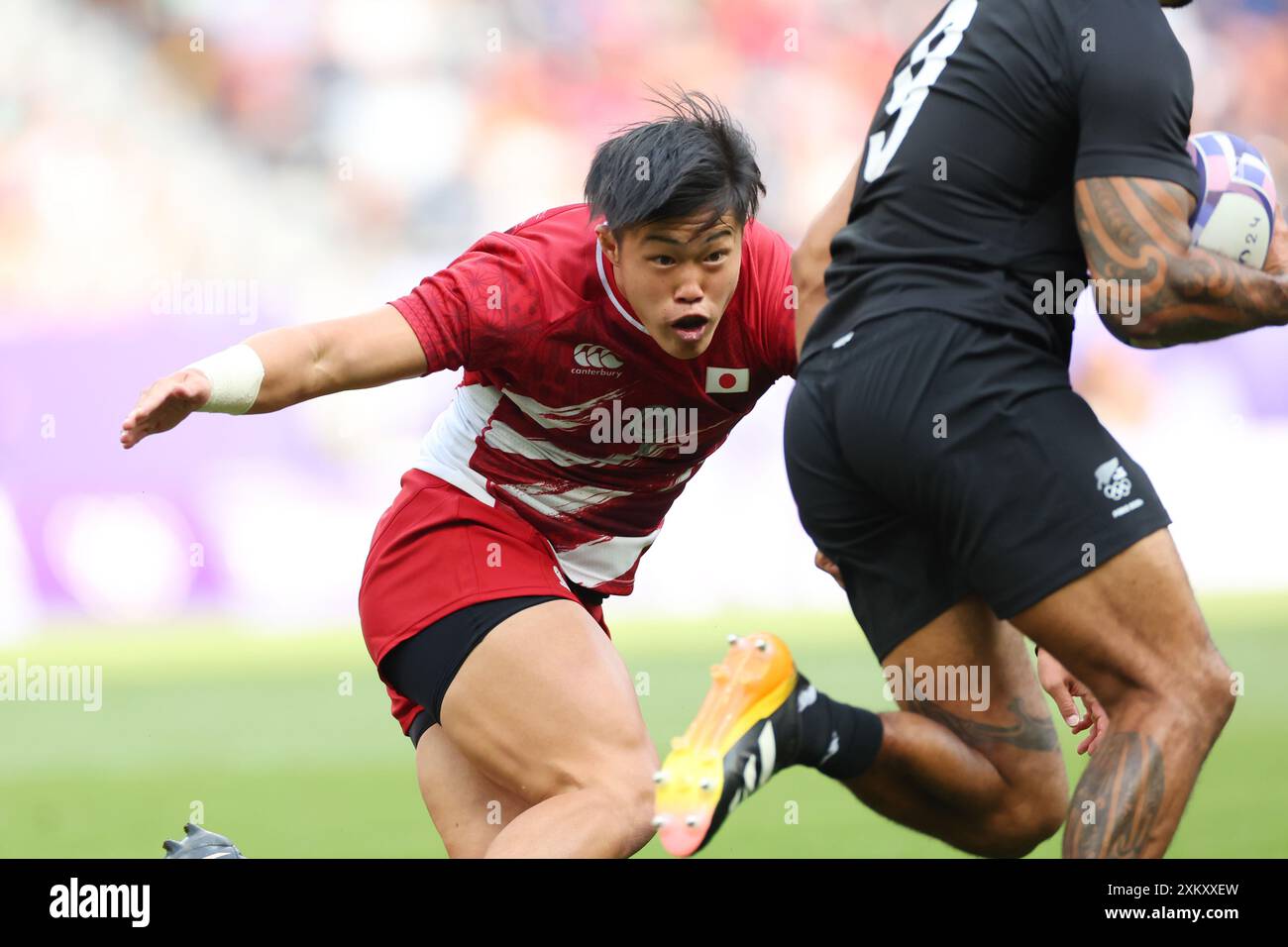Saint-Denis, France. 24th July, 2024. Kazuma Ueda (JPN) Rugby : Men's ...