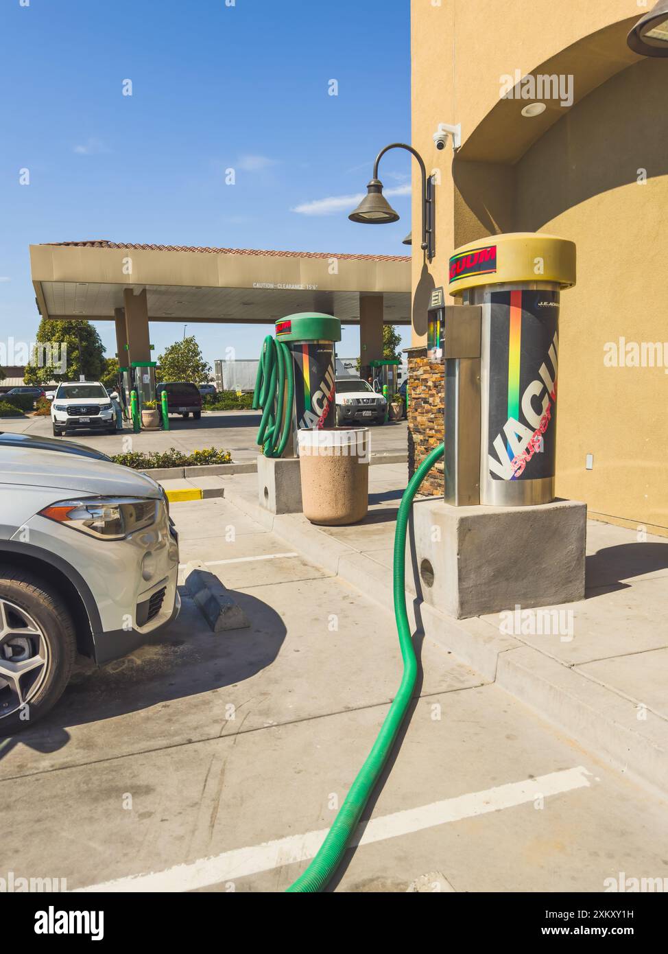 Santa Maria, California, USA - July 21, 2024. Car wash vacuum machine ...