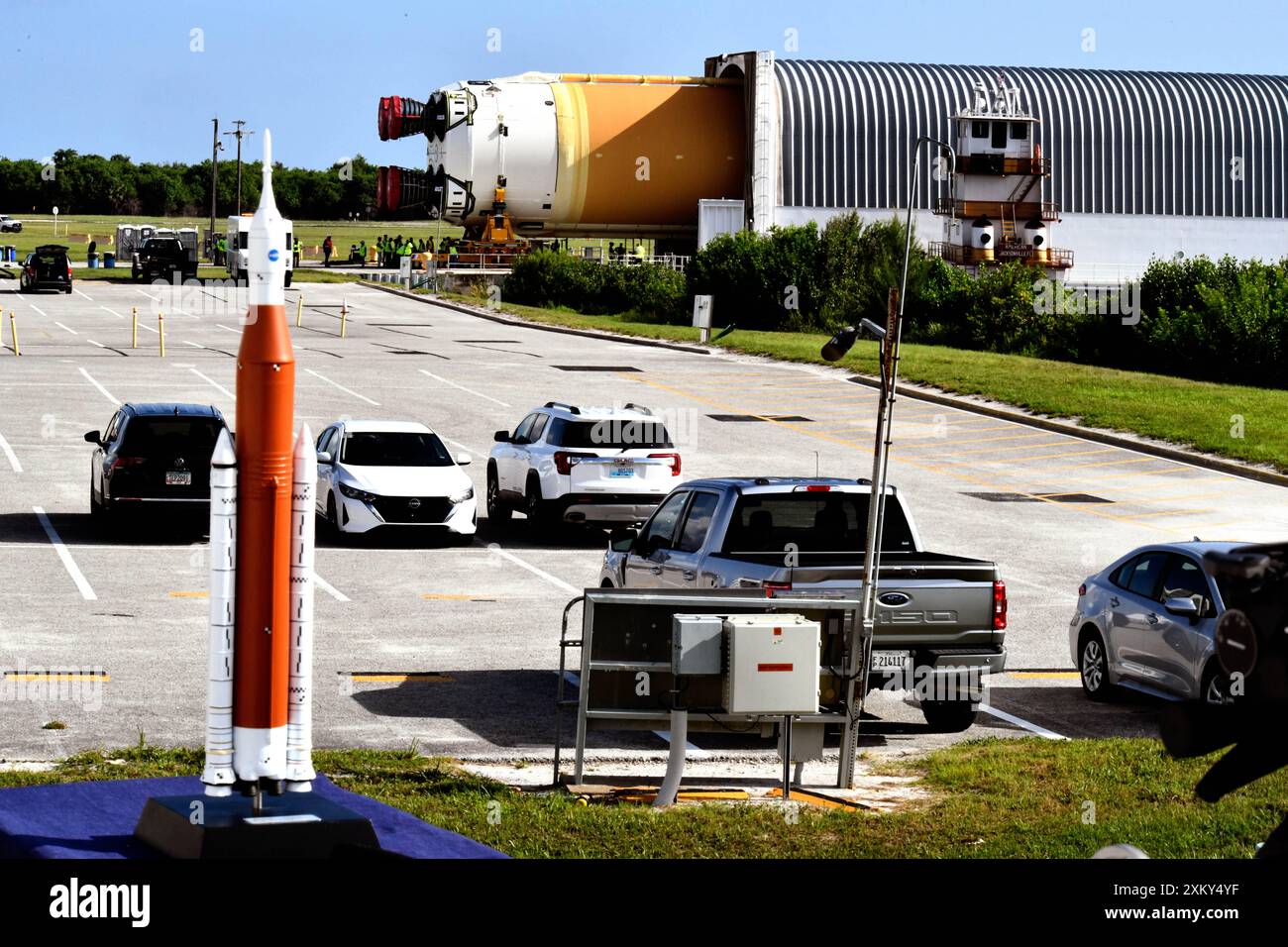 Kennedy Space Center, Brevard County, Florida USA. July 24, 2024 After completing its journey ...