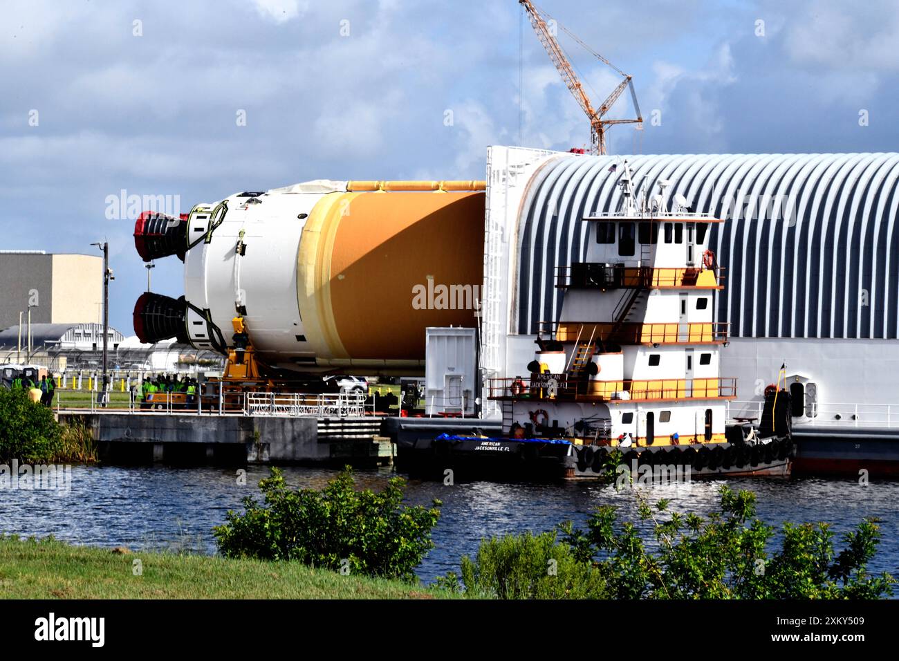 Kennedy Space Center, Brevard County, Florida USA. July 24, 2024 After ...