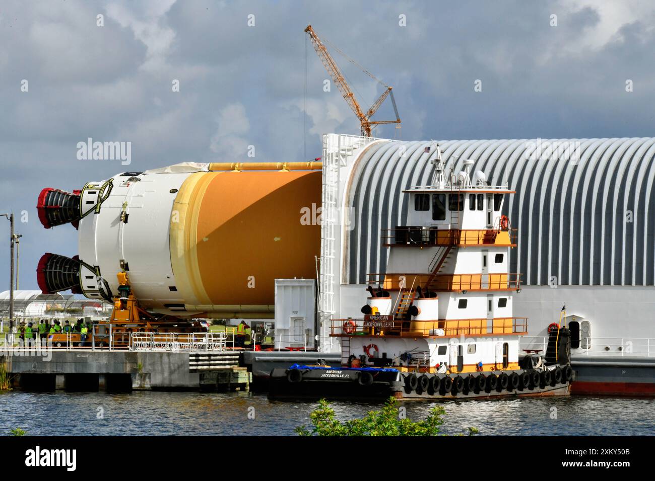 Kennedy Space Center, Brevard County, Florida USA. July 24, 2024 After completing its journey ...