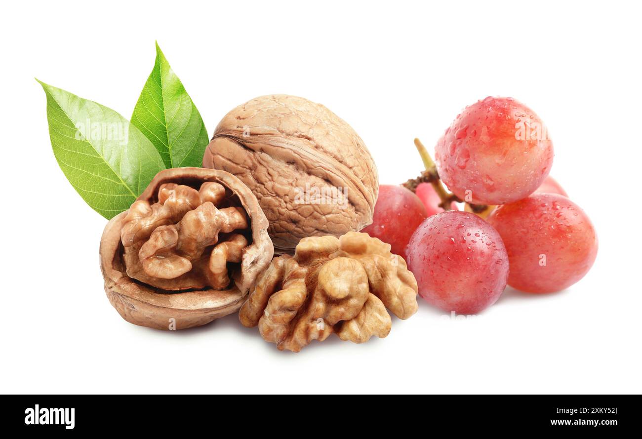 Walnuts grapes Cut Out Stock Images & Pictures - Alamy
