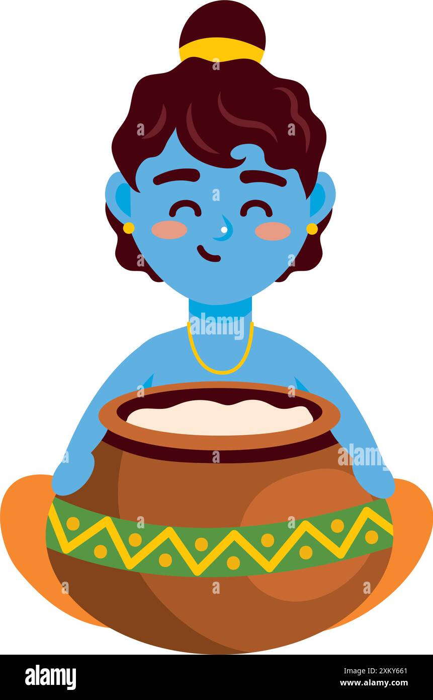 Janmashtami in vrindavan hi-res stock photography and images - Alamy