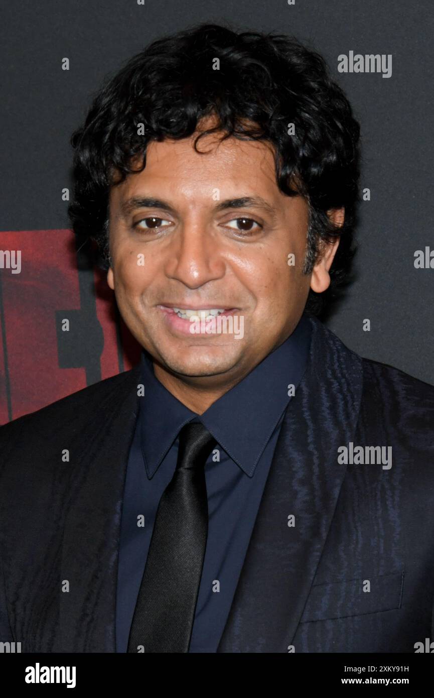New York, USA. 24th July, 2024. M. Knight Shyamalan attending 'Trap ...