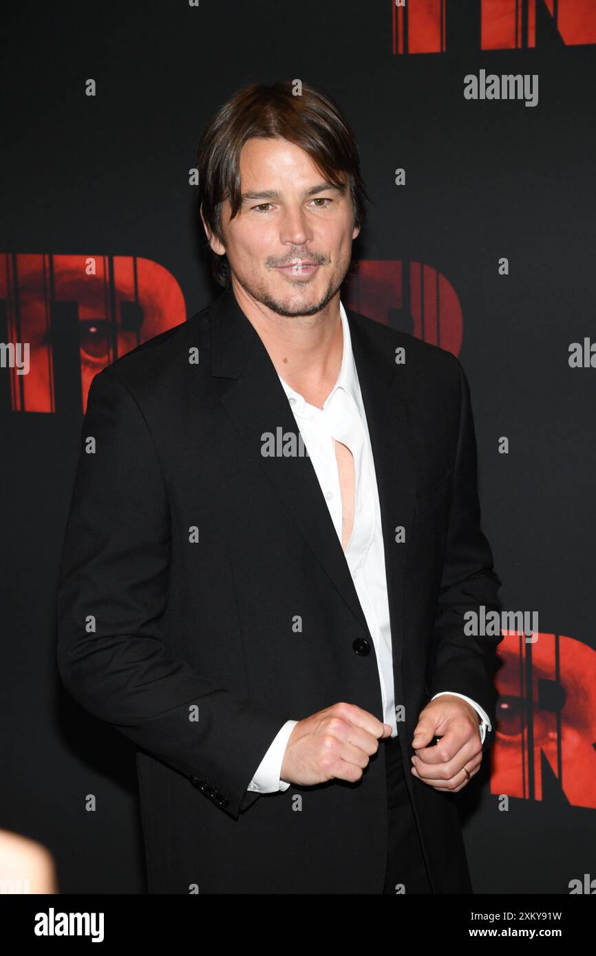 New York, USA. 24th July, 2024. Josh Hartnett attending 'Trap' film ...