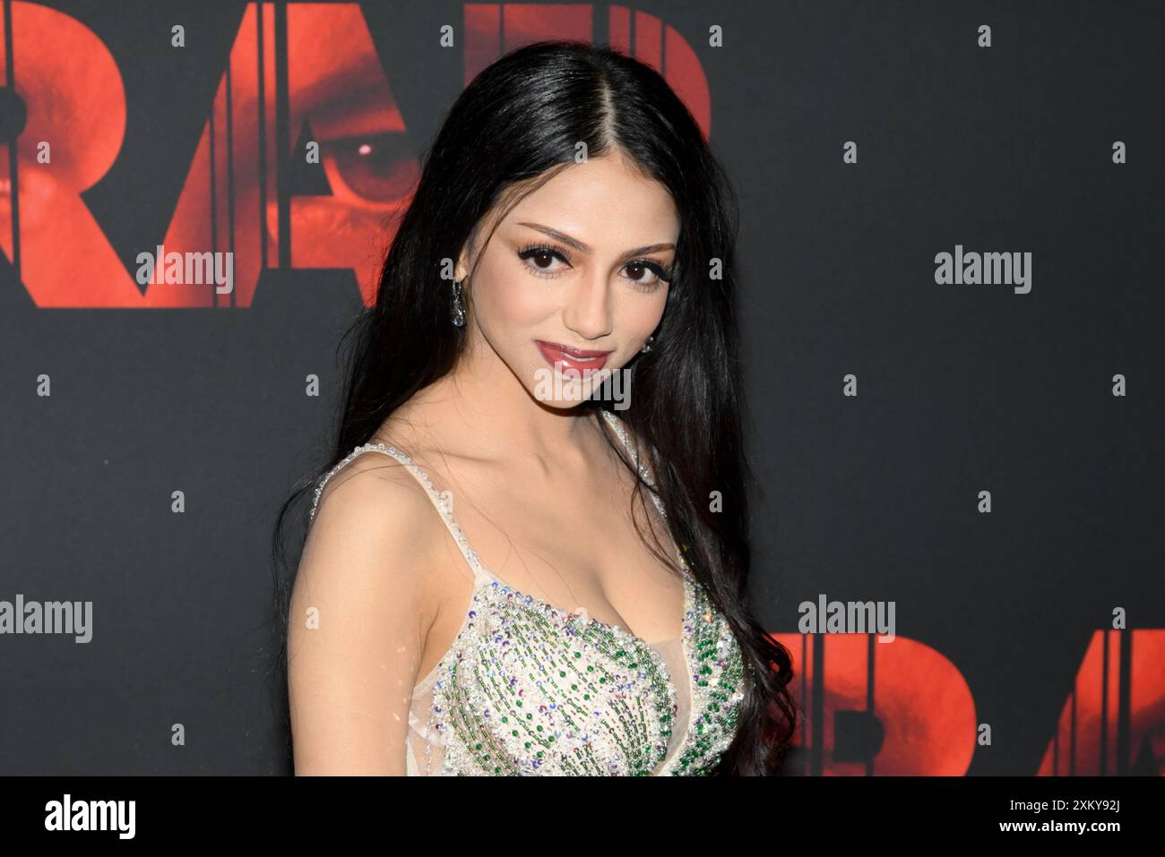 New York, USA. 24th July, 2024. Saleka Night Shyamalan attending 'Trap' film premiere at Alice ...