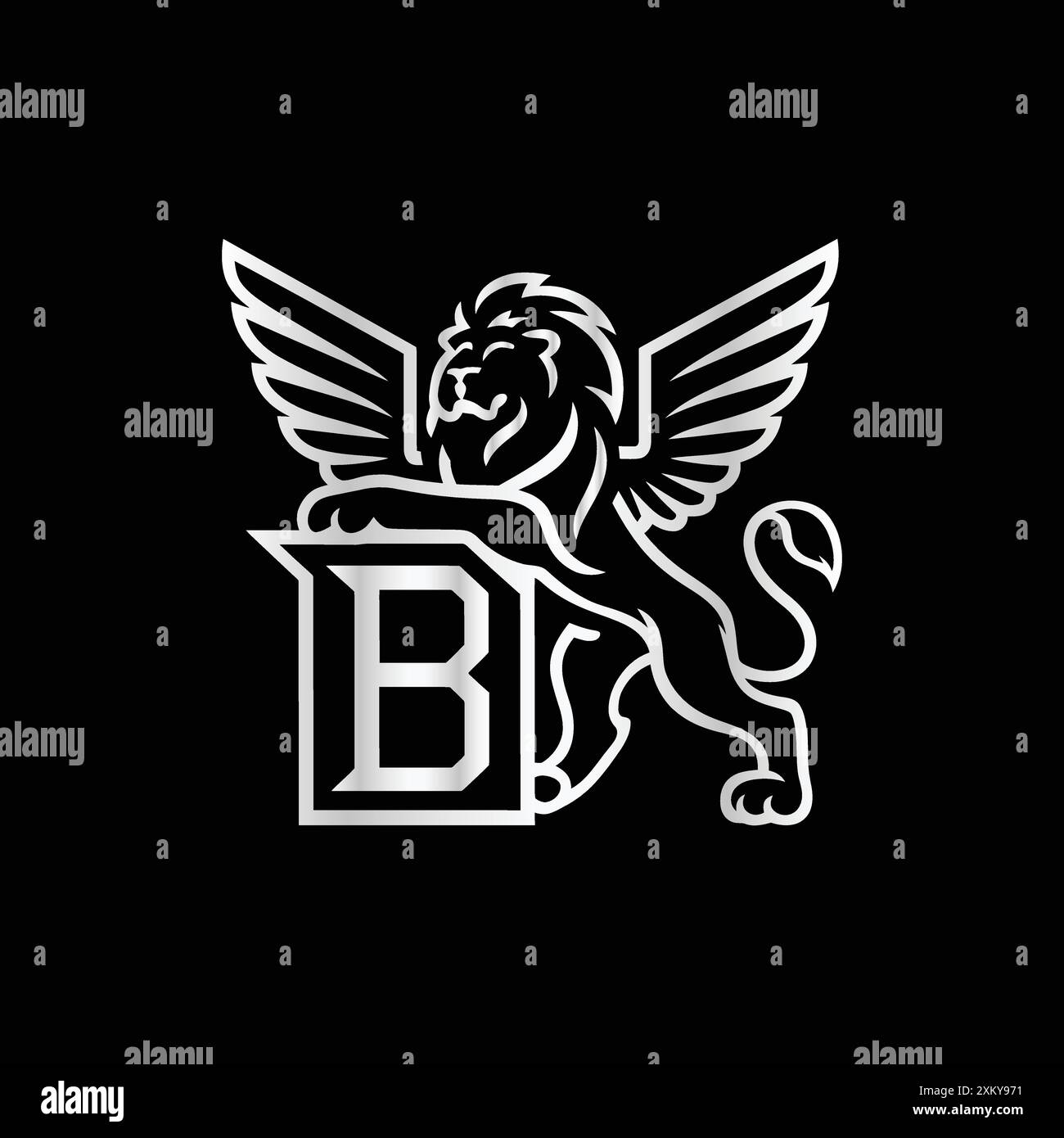 The lions badge Black and White Stock Photos & Images - Alamy