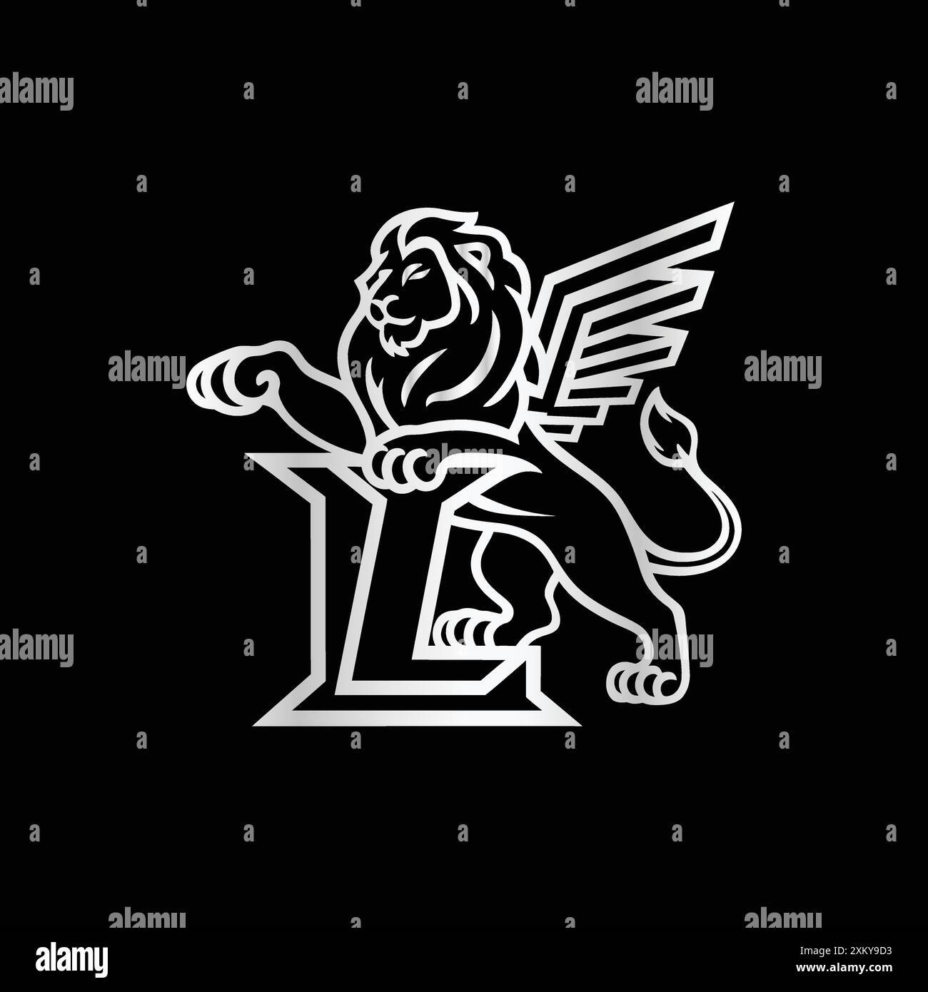 Black cat logo design Black and White Stock Photos & Images - Alamy