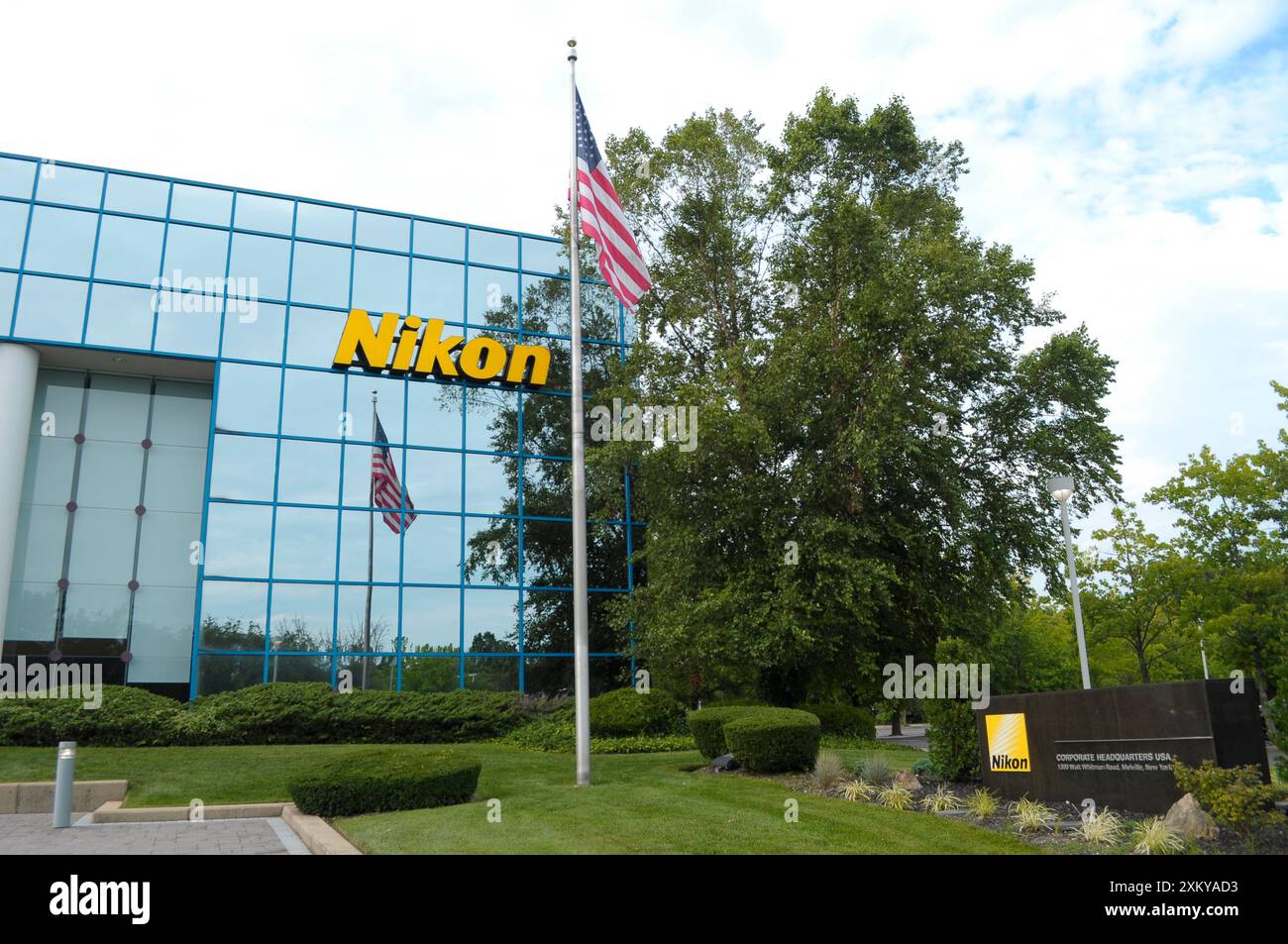 New York, United States. 24th July, 2024. The Nikon USA office building ...