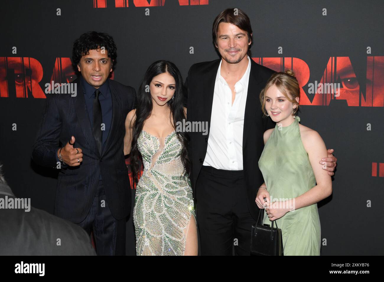 New York, USA. 24th July, 2024. M. Night Shyamalan, Saleka Shyamalan ...