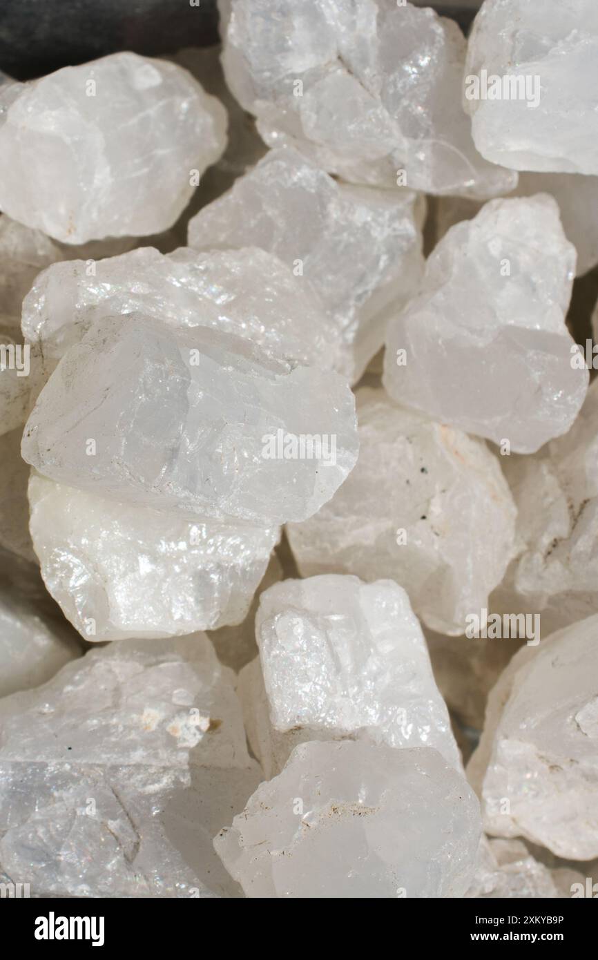 moonstone (adular) gem stone as natural mineral rock specimen Stock ...