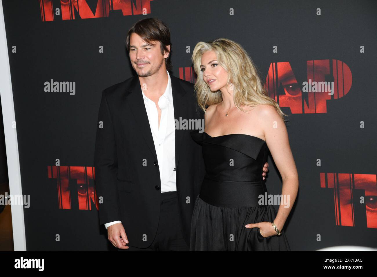 New York, USA. 24th July, 2024. Josh Hartnett and Tamsin Egerton ...