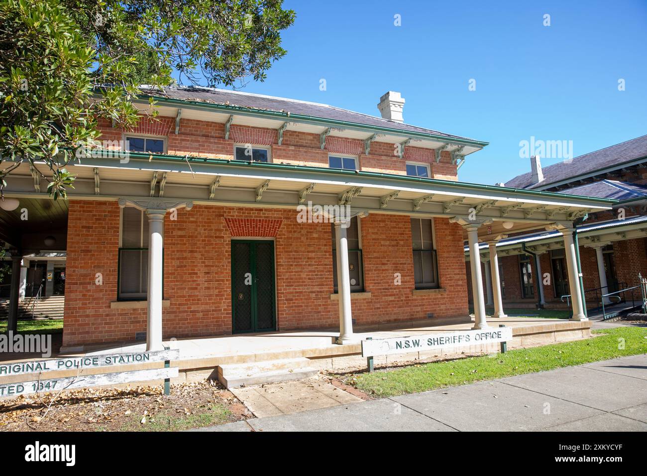 Grafton city centre, New South Wales sheriff office in Victoria street ...