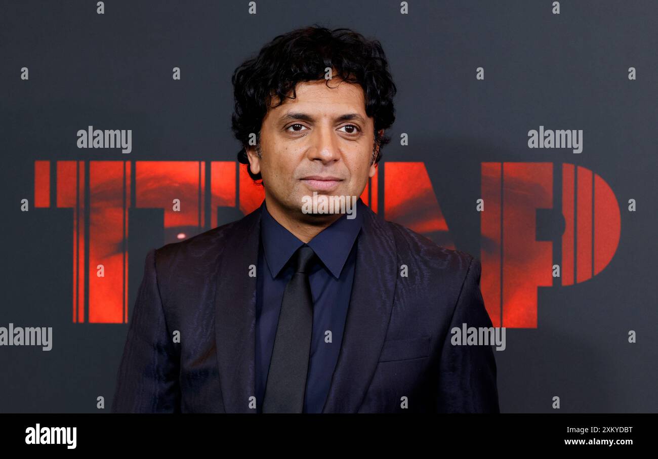 New York, United States. 24th July, 2024. M. Night Shyamalan arrives on ...