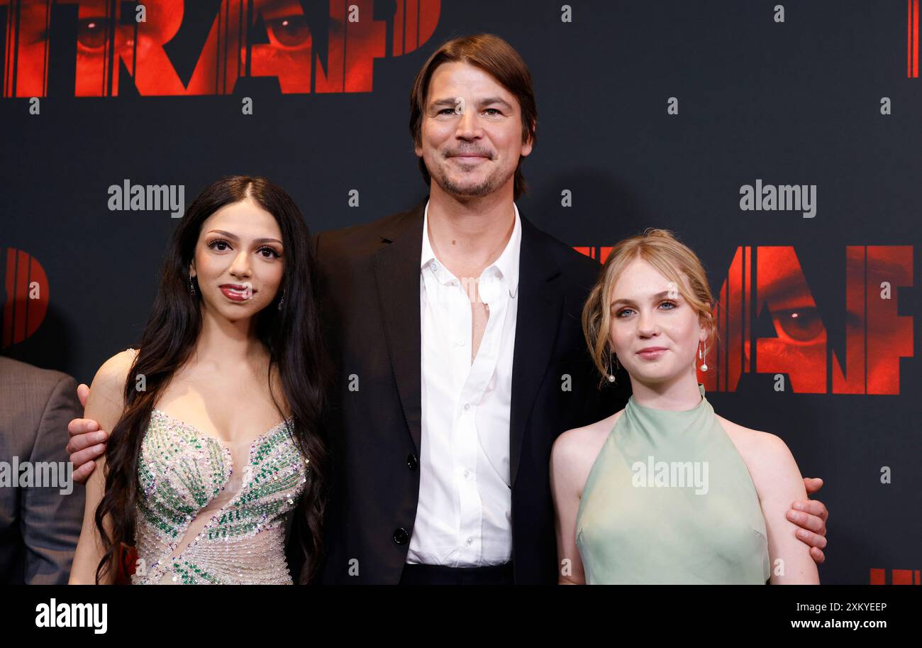 New York, United States. 24th July, 2024. Saleka Shyamalan, Josh ...