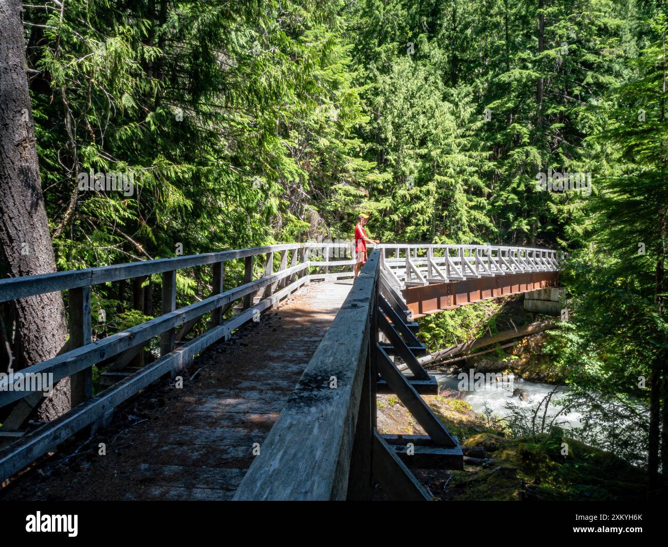 Suiattle river bridge hi-res stock photography and images - Alamy