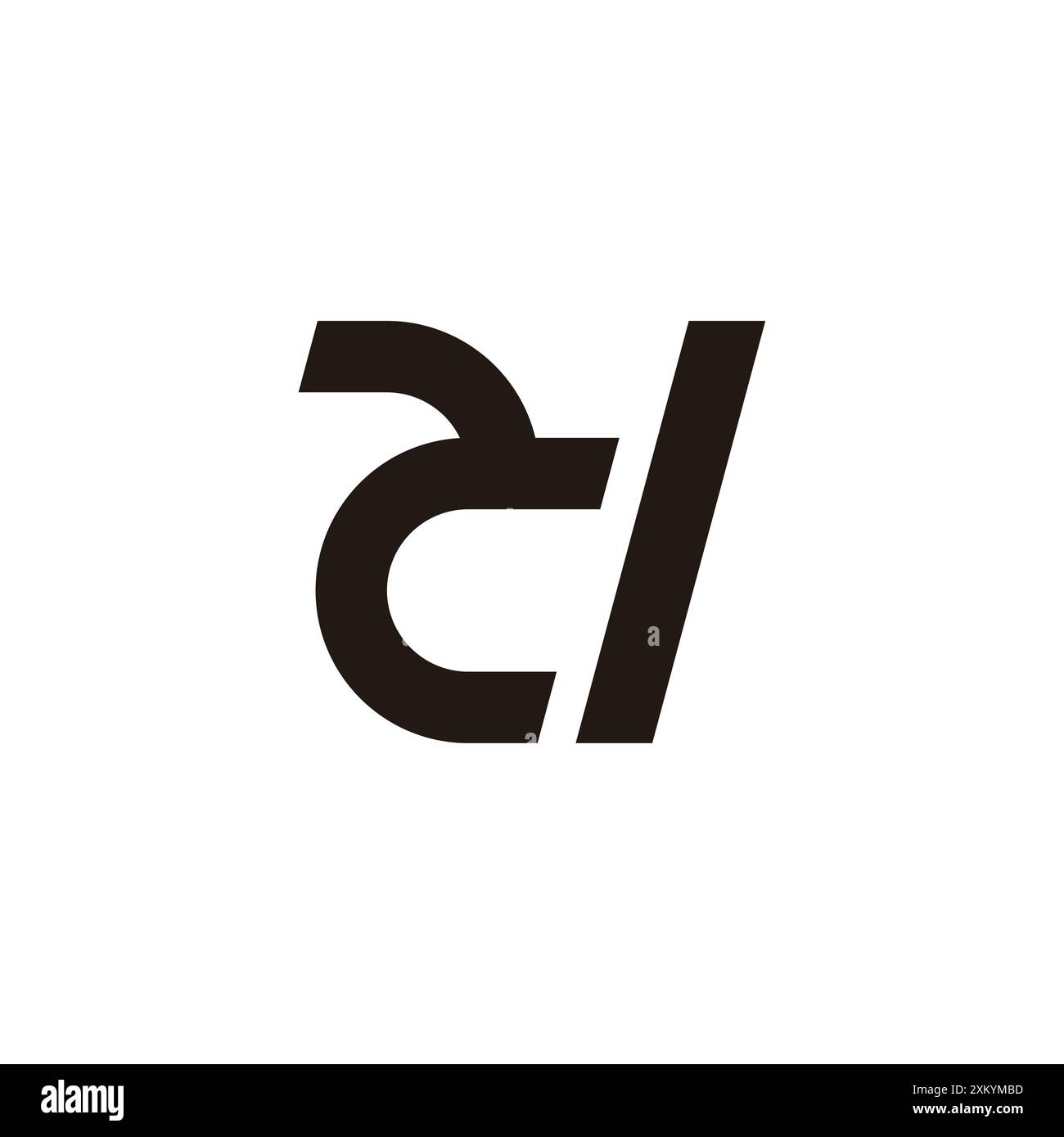 letter cd simple geometric linear logo vector Stock Vector Image & Art ...