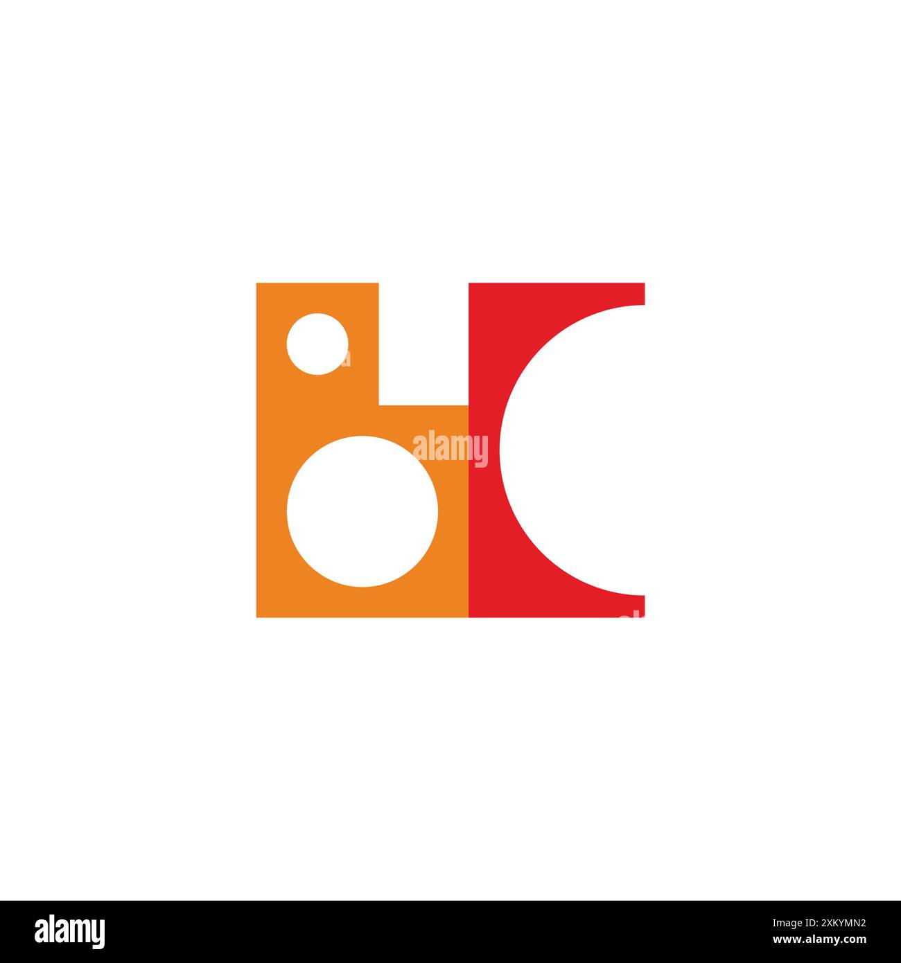 letter bc playing toy colorful simple logo vector Stock Vector Image ...