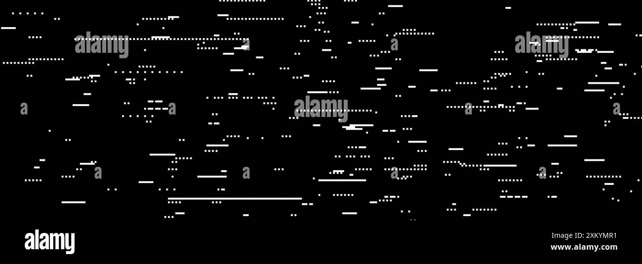 Glitch TV static noise wallpaper. Black and white VHS pixel noise ...