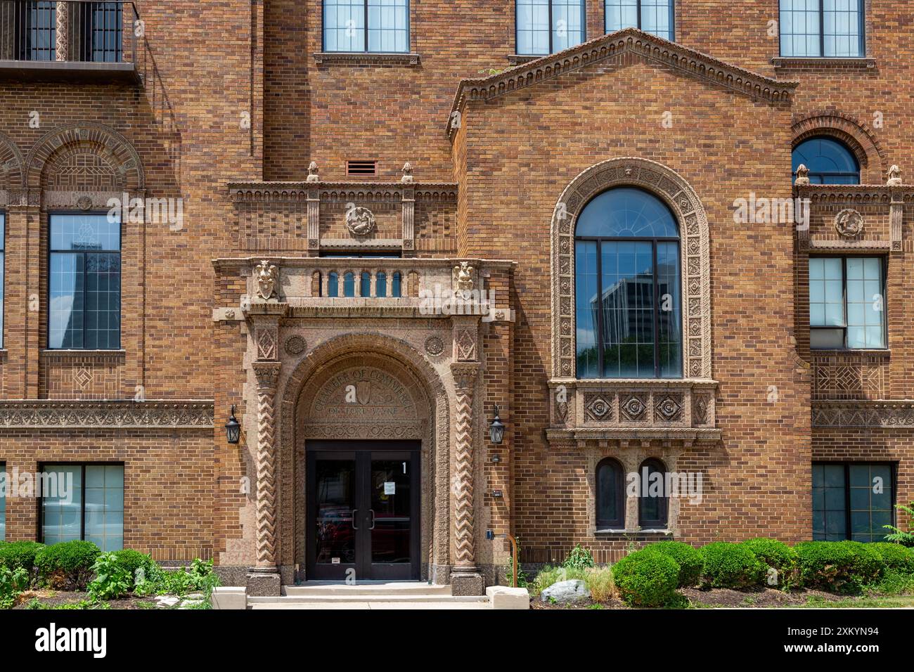 The former University of St. Francis Business Center building in downtown Fort Wayne, Indiana ...