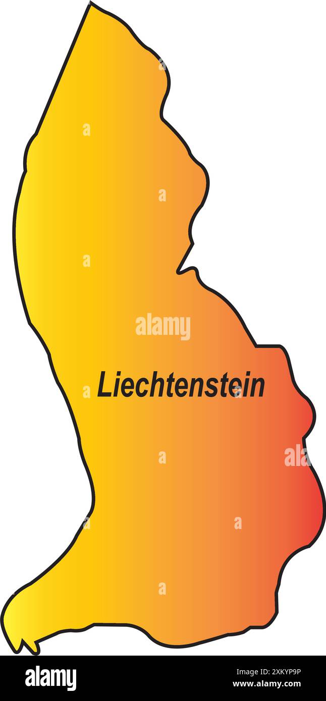 Blank liechtenstein map hi-res stock photography and images - Alamy