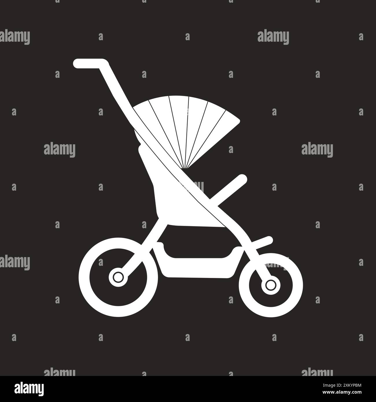 baby stroller vector illustration symbol design Stock Vector Image ...