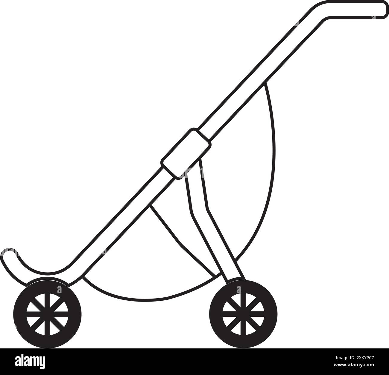 baby stroller vector illustration symbol design Stock Vector Image ...