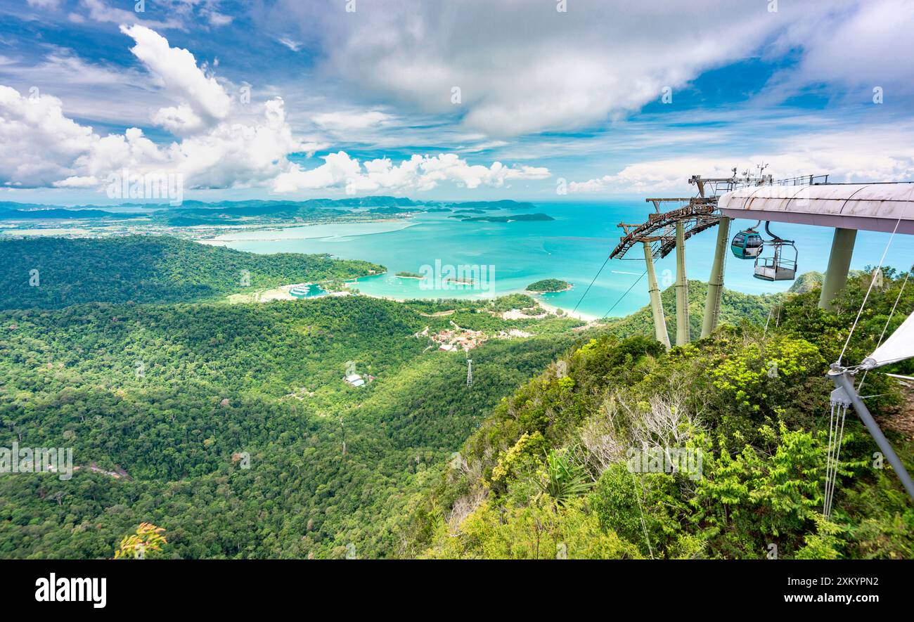 Also known as Langkawi Sky Cab,a gondola lift and major tourist ...