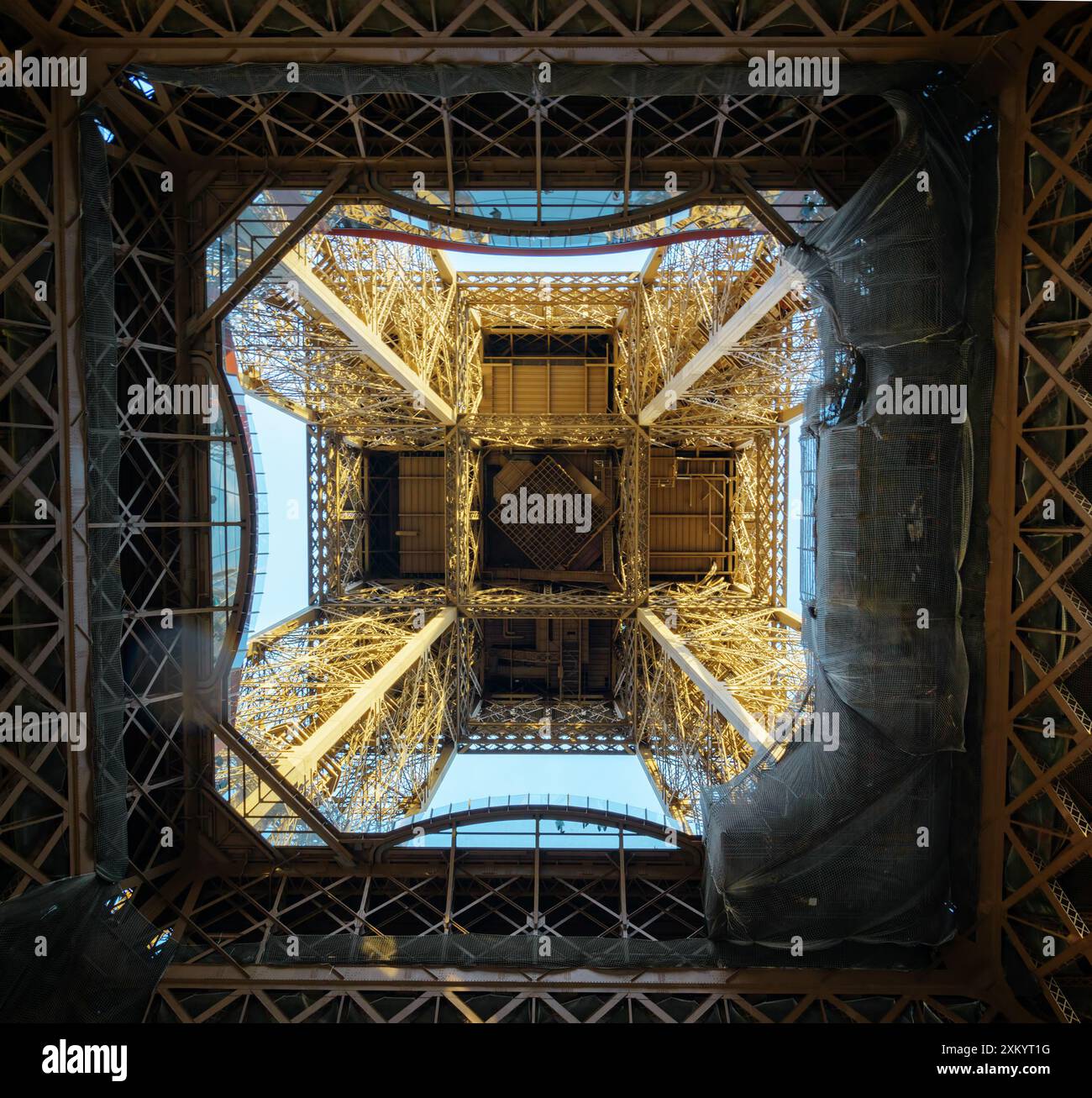 The Eiffel Tower in Paris, France. Paris is one of the most popu Stock ...