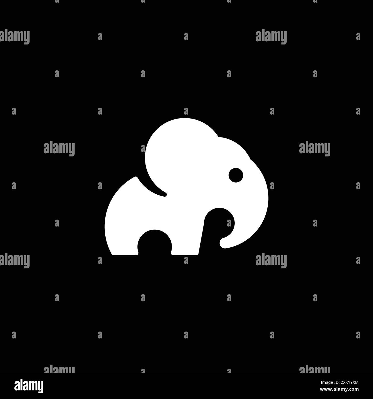 Elephant circle hi-res stock photography and images - Alamy