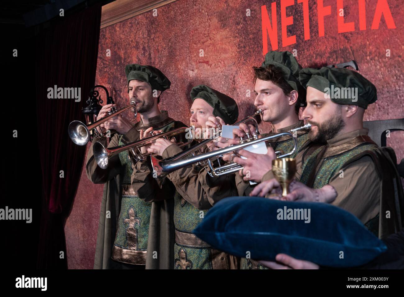 Trampet players attend Debut event for The Decameron by Netflix at The ...