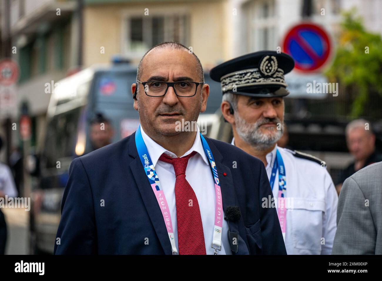 Laurent Nunez, Prefect of Police of Paris, visits police officers ...