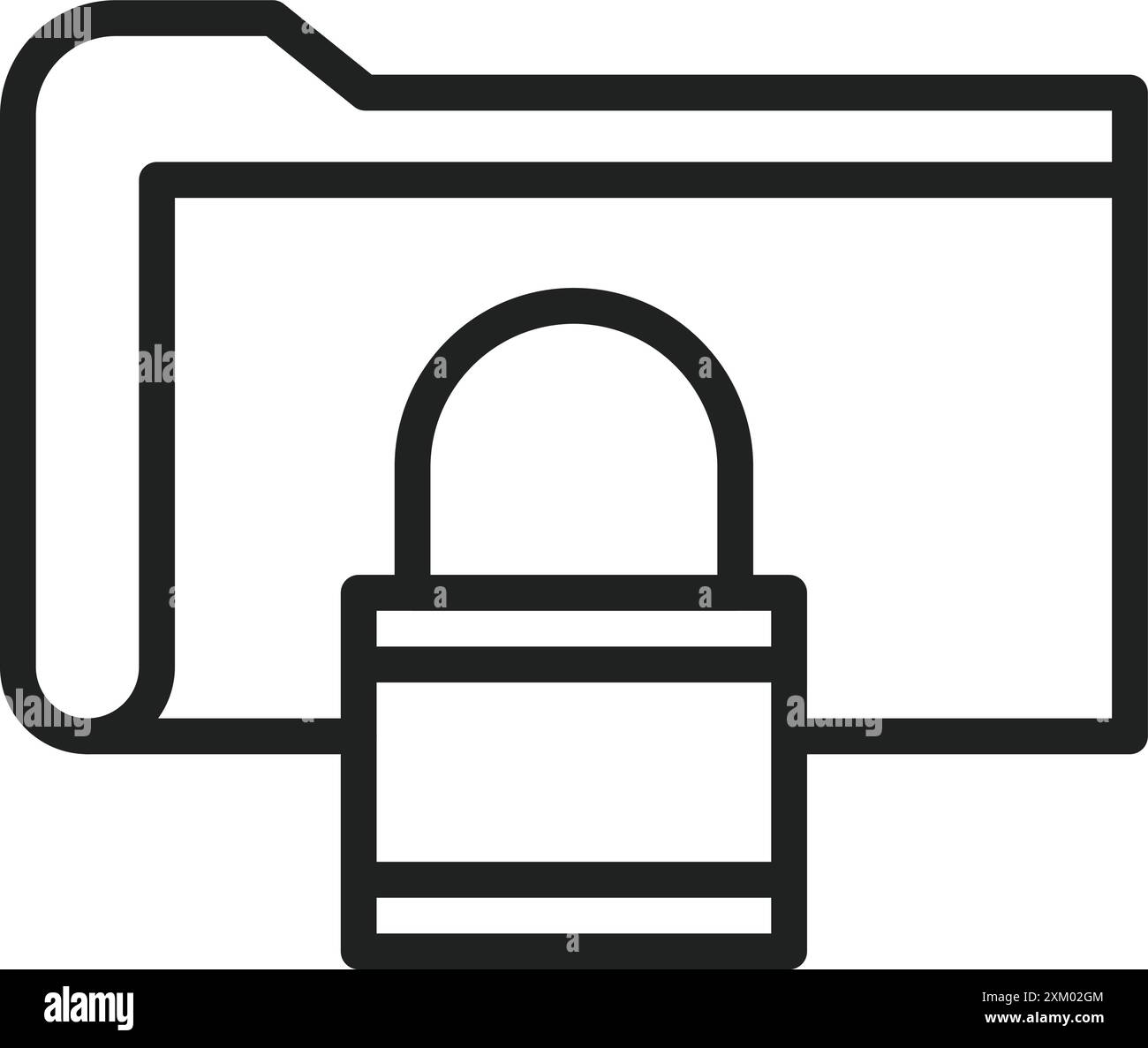 Locked Data icon vector image. Suitable for mobile application web ...