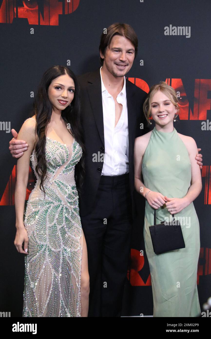 New York, New York, USA. 24th July, 2024. Saleka Shyamalan, Josh ...