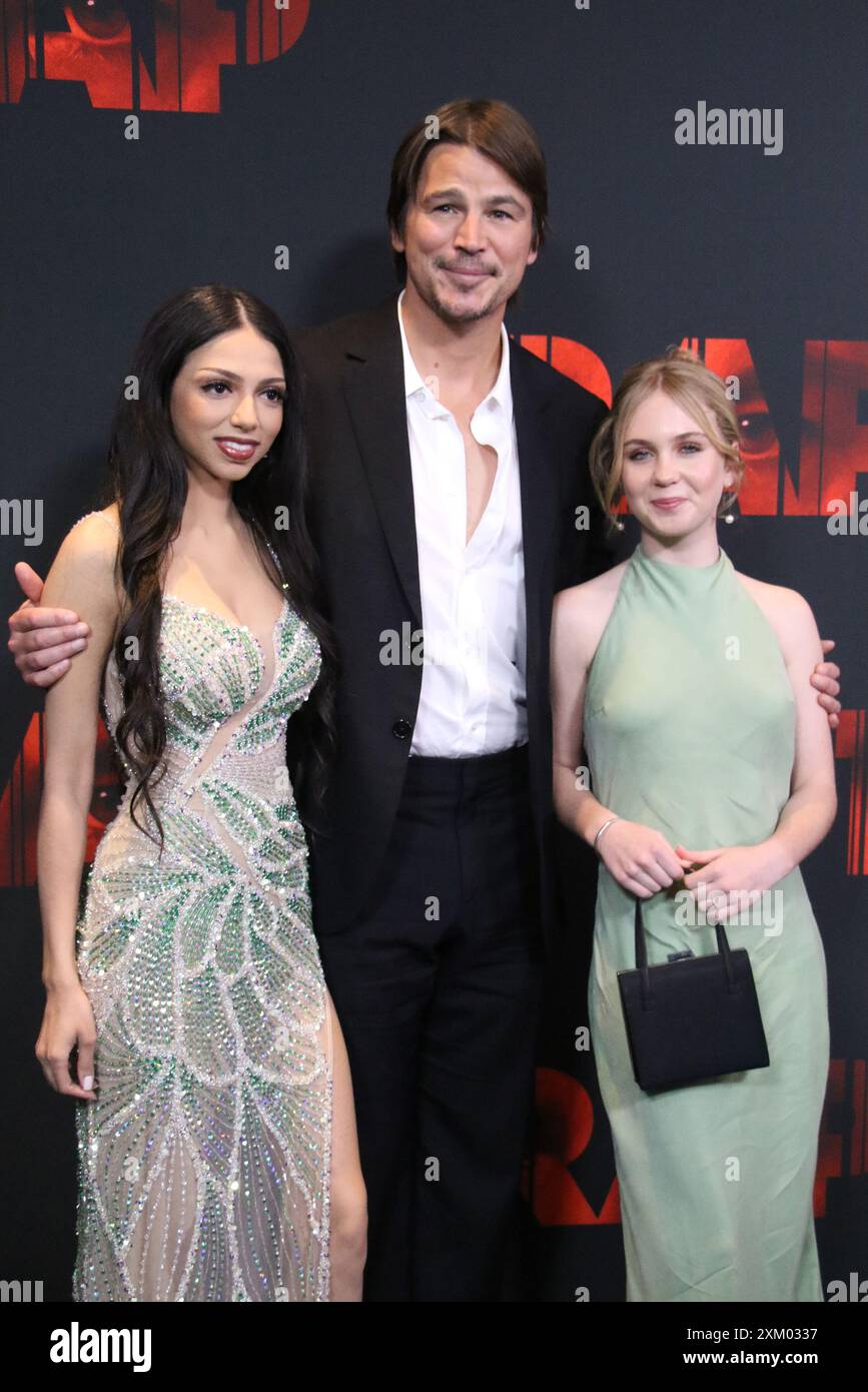 New York, New York, USA. 24th July, 2024. Saleka Shyamalan, Josh ...