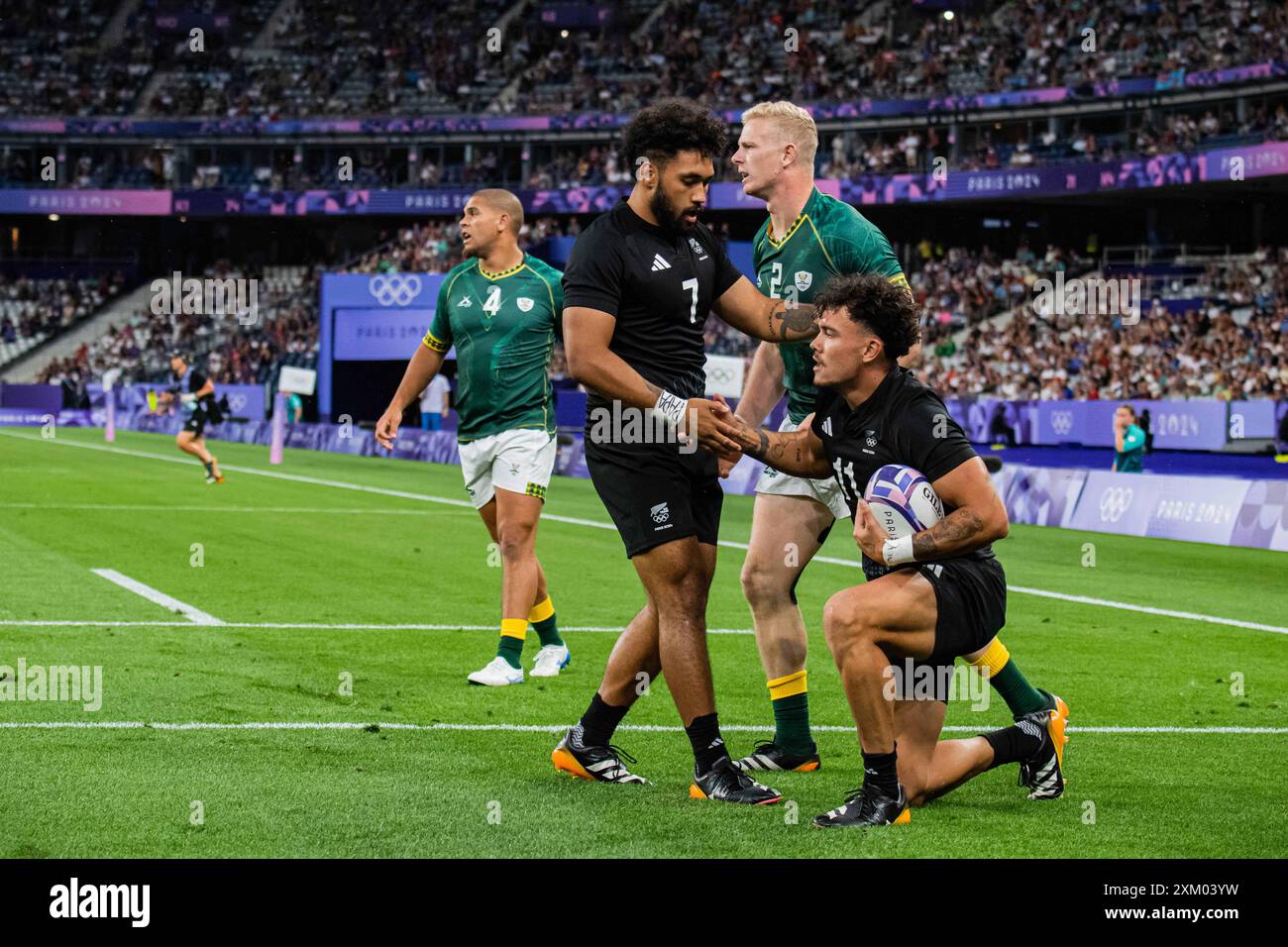 Saint Denis, France. 24th July, 2024. Moses Leo (New Zealand ...
