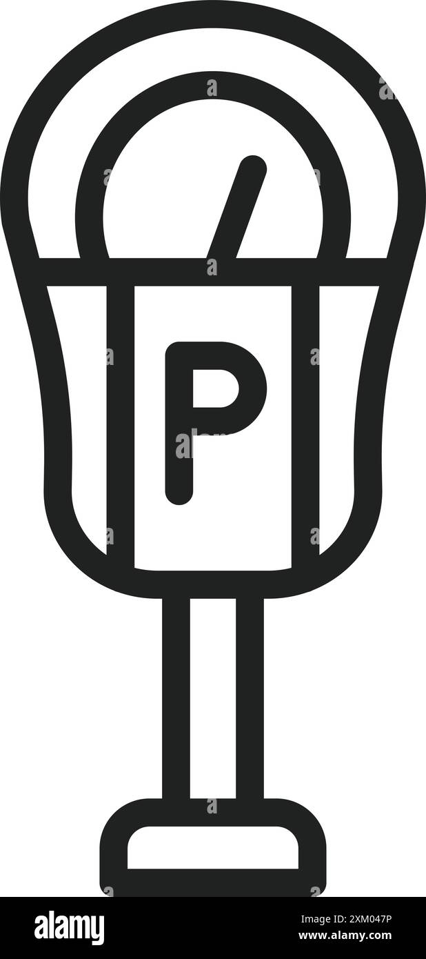 Parking Meter icon vector image. Suitable for mobile application web application and print media ...