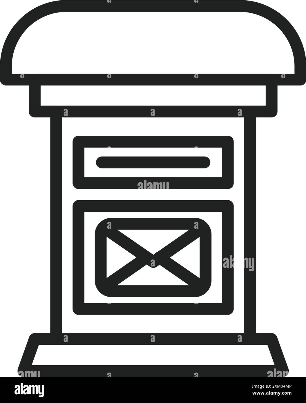 Postbox icon vector image Stock Vector Image & Art - Alamy